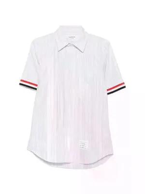 Thom Browne Striped Short-sleeve Shirt - White
