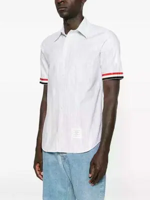 Thom Browne Striped Short-sleeve Shirt