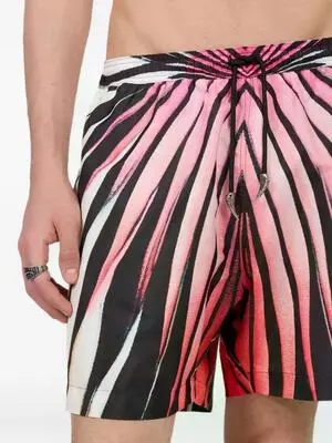 Roberto Cavalli Graphic-print Drawstring Swim Shorts