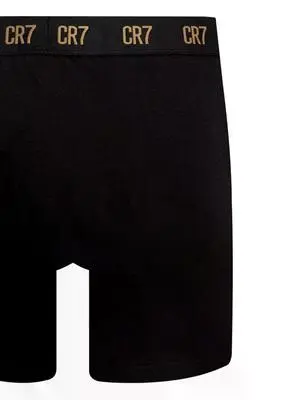 CR7 CRISTIANO RONALDO Logo-waistband Boxer Briefs - Black