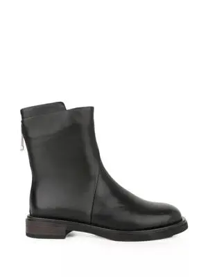 LINDA BAUMANN Rear Zip-fastening Ankle Boots - Black