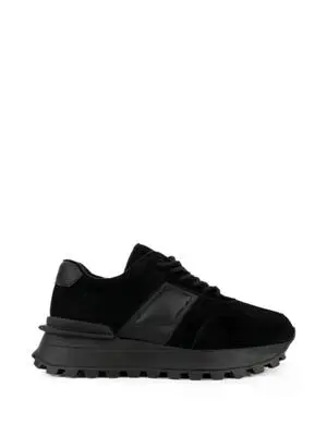 LINDA BAUMANN Panelled Chunky Sneakers - Black