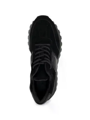 LINDA BAUMANN Panelled Chunky Lace-up Sneakers - Black