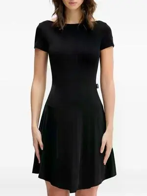 Vetements Open-back Bow-detail Mini Dress - Black