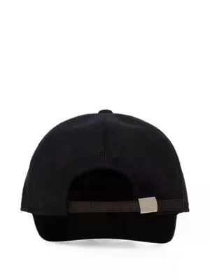 Sacai Embroidered-logo Wool-melton Cap