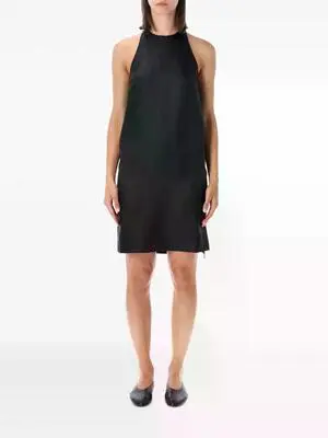 Loulou De Saison Bruna Halter-neck Mini Dress - Black