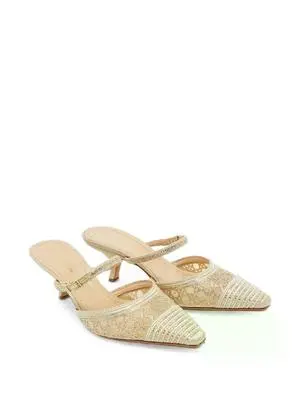 Dior Capture Cannage Crystal Mules
