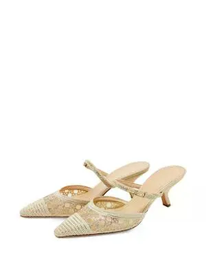 Dior Capture Cannage Crystal Mules