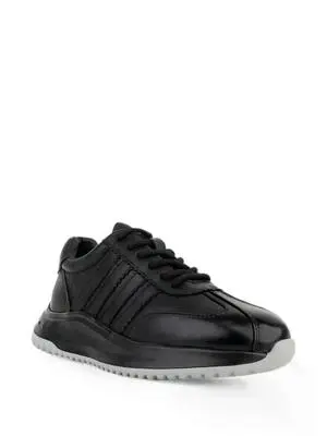LINDA BAUMANN Panelled Leather Sneakers