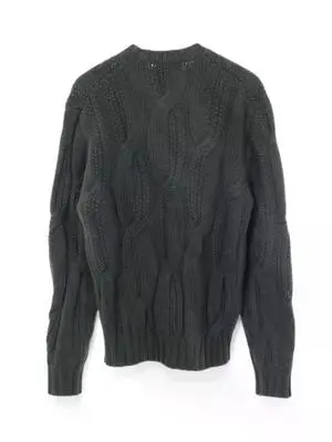 Hermès Cable-knit Sweater - Grey