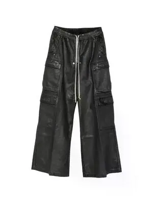 Rick Owens Drawstring-fastening Cargo Pants - Black