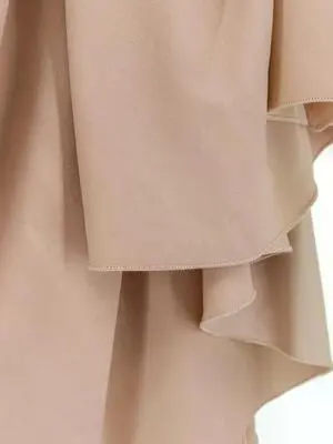 ACTUALEE Draped Satin-band Maxi Dress