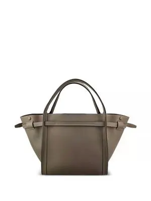 TOD'S T Signature Shopping Bag In Leather Small - Brown