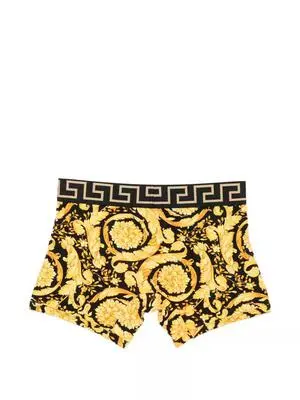 Versace Barocco-print Greca-border Boxers