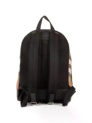 Burberry Check-print Leather-trimmed Backpack
