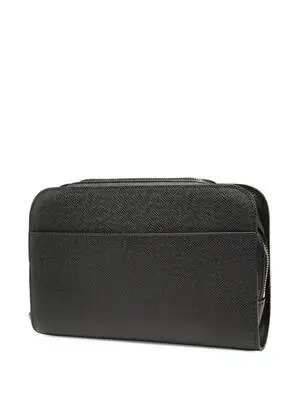 LOUIS VUITTON Taiga Leather Pochette Baikal Clutch Bag