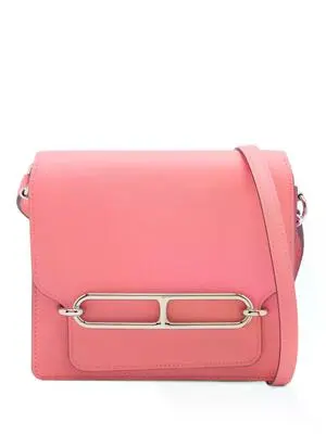 Hermès 2025 Mini Swift Sac Roulis 18 Crossbody Bag - Pink