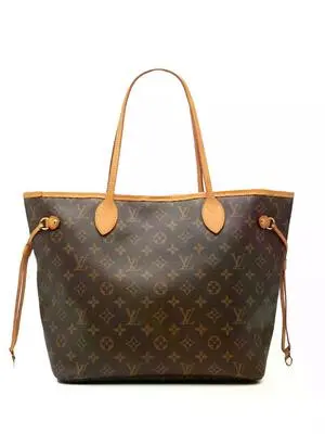 LOUIS VUITTON 2008 Monogram Neverfull Mm Tote Bag - Brown