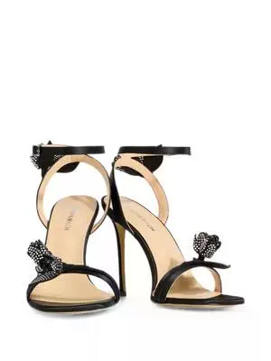 Mach & Mach Wonder Tulip Floral-appliqué Sandals