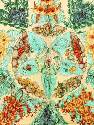 Hermès 1990-2010 Pythagore Silk Scarf 90 Scarves