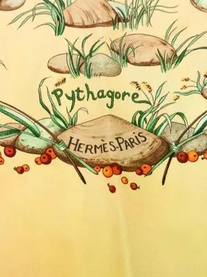 Hermès 1990-2010 Pythagore Silk Scarf 90 Scarves