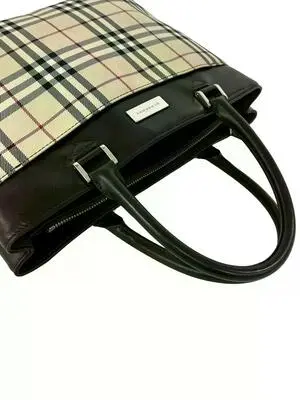 Burberry 1990-2000 House Check Canvas Handbag
