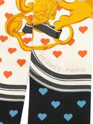 Hermès 2016-2017 Brides De Gala Love Silk Twilly Scarf Scarves
