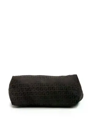 Fendi Medium Zucchino Canvas Roll Tote Bag