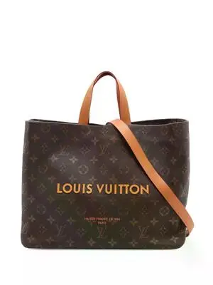 LOUIS VUITTON 2021-2026 Autres Cuir Monogram Shopper Tote Mm Satchel - Brown