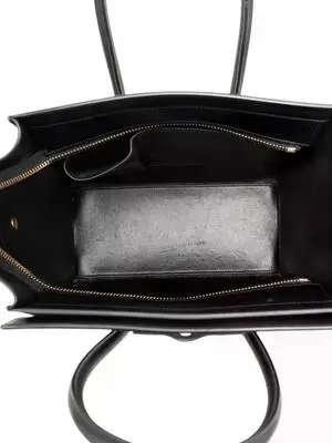 Celine Micro Luggage Tote Bag - White