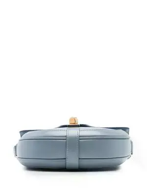 Celine 2020 Small Calfskin Besace 16 Crossbody Bag - Blue