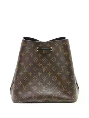 LOUIS VUITTON 2017 Monogram Neonoe Mm Bucket Bag