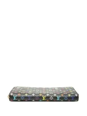 LOUIS VUITTON 2012 Monogram Multicolore Zippy Wallet Long Wallets - Black