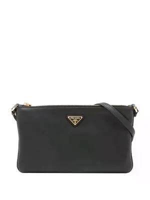 Prada 2013-2026 Leather Crossbody Bag - Black