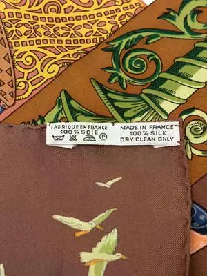 Hermès 20th Century L Atlantide Silk Scarf 90 Scarves - Brown