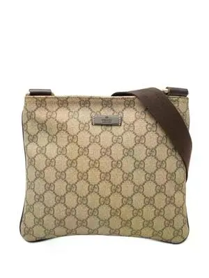 Gucci 2000-2015 Gg Supreme Crossbody Bag - Neutrals