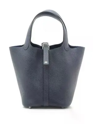 Hermès 2025 Clemence Picotin Lock 18 Handbag - Blue