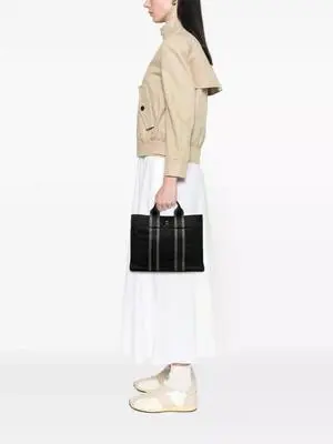 Hermès 1990-2000 Canvas Fourre Tout Pm Tote Bag - Black