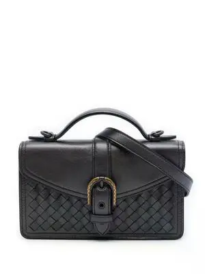Bottega Veneta 2012-2026 Nappa Intrecciato Satchel - Brown