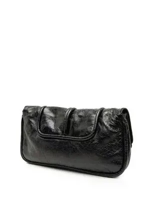 Loewe Crinkled Calfskin Folded Clutch Bag