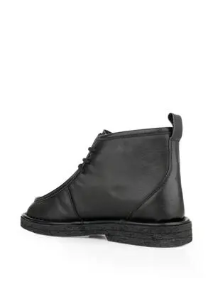 LINDA BAUMANN Leather Lace-up Ankle Boots