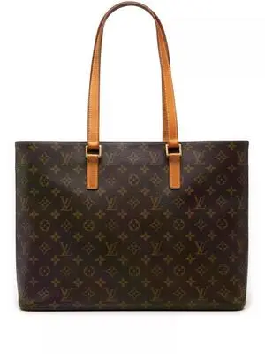 LOUIS VUITTON 2001 Monogram Luco Tote Bag - Brown