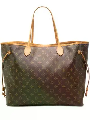 LOUIS VUITTON 2007 Monogram Neverfull Gm Tote Bag - Brown