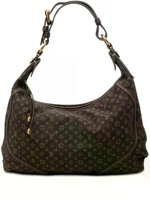 LOUIS VUITTON 2009 Monogram Mini Lin Manon Mm Shoulder Bag - Brown