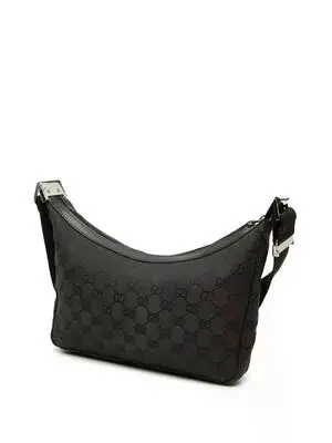 Gucci 2000-2015 Gg Canvas Crossbody Bag - Black