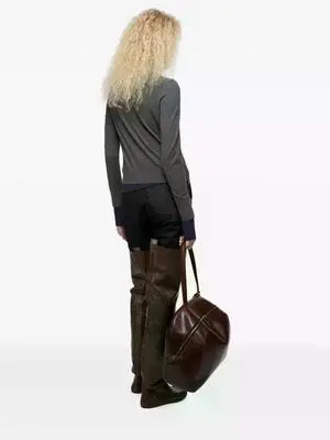 Acne Studios Argyle-intarsia Layered Cardigan