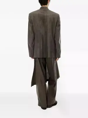 MASU Pinstriped Pleated Apron