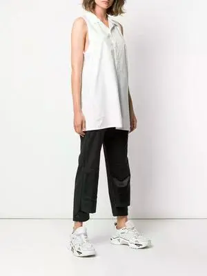 Y’s Sleeveless Asymmetric Shirt