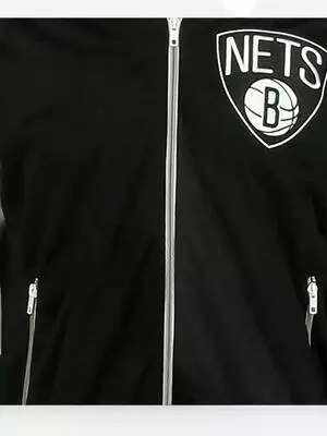 Mitchell & Ness Brooklyn Nets Logo-patch Track Jacket