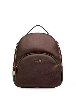 Liu Jo Grained-texture Logo-plaque Backpack